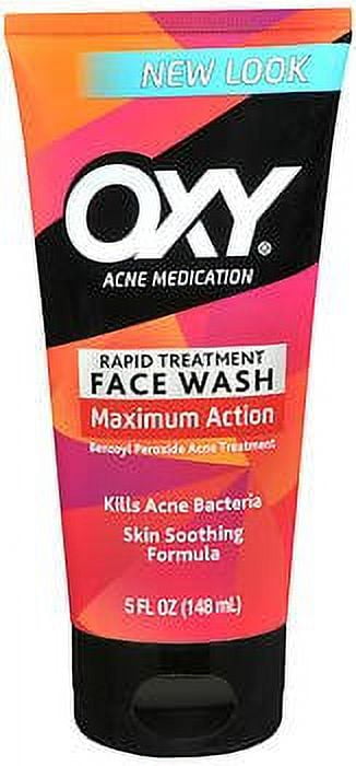 Oxy Acne Medication Face Wash Maximum Action with Maximum Strength 10% ...