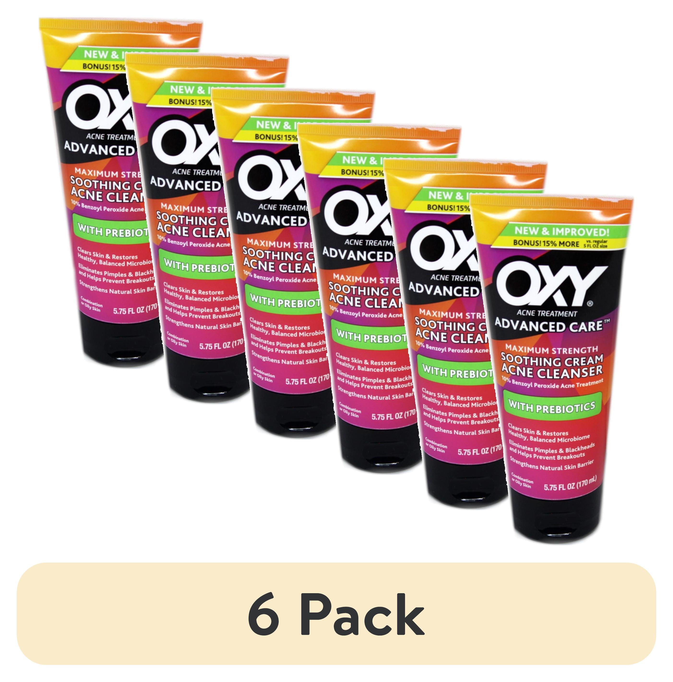 (6 pack) Oxy Acne Medication Face Wash - Maximum Action with Maximum ...