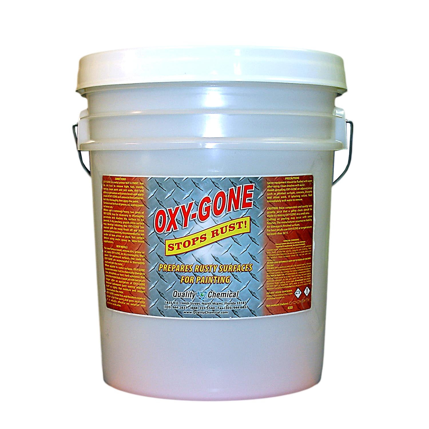 Oxy-Gone Rust Remover & Metal Treatment - 5 gallon pail - Walmart.com