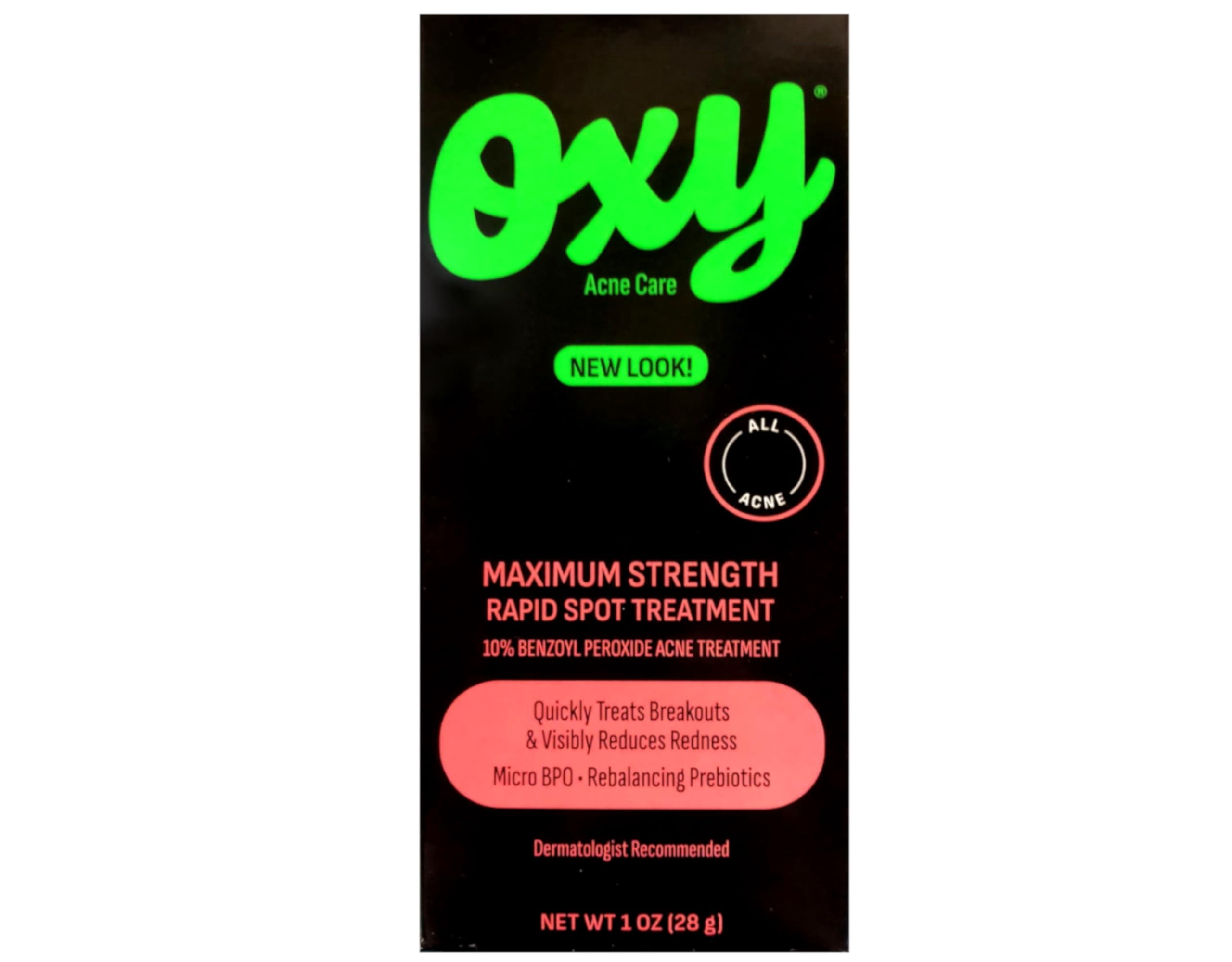 Oxy Maximum Strength Rapid Spot HYZ01 Treatment, 10% Benzoyl Peroxide ...