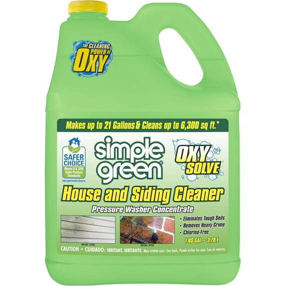 Oxy Solve House and Siding Pressure Washer Cleaner - Removes Stains ...