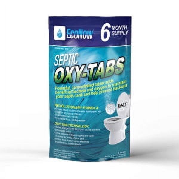 Oxy-tabs Powerful Extra Strength Septic Tank Cleaner Tablets 6 months ...