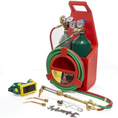 Oxyacetylene Torch Kit, Professional Portable Cutting Torch Kit with ...