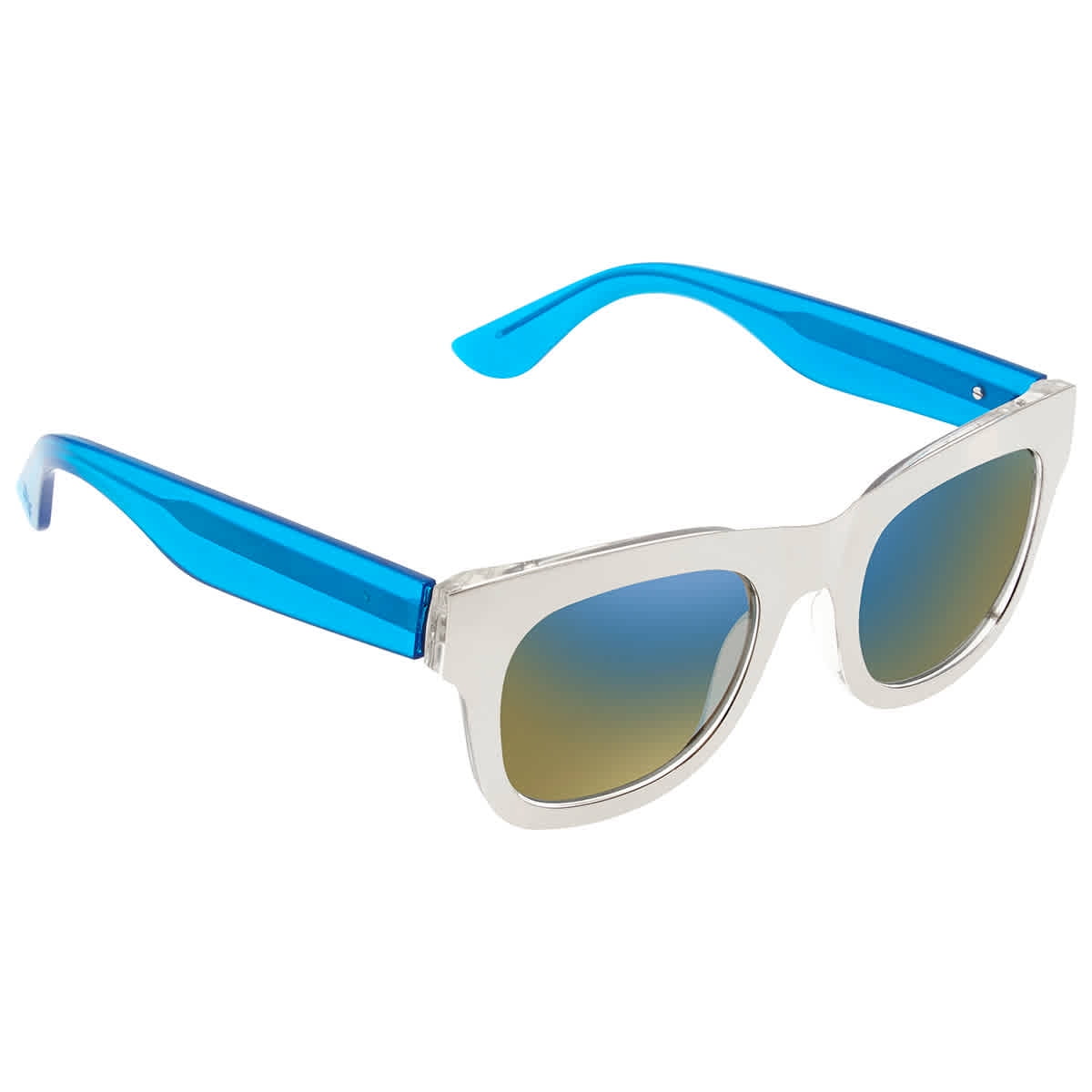 Oxydo Blue/Mirrored Khaki Square Men's Sunglasses OX 1087/S CED 50 22 ...