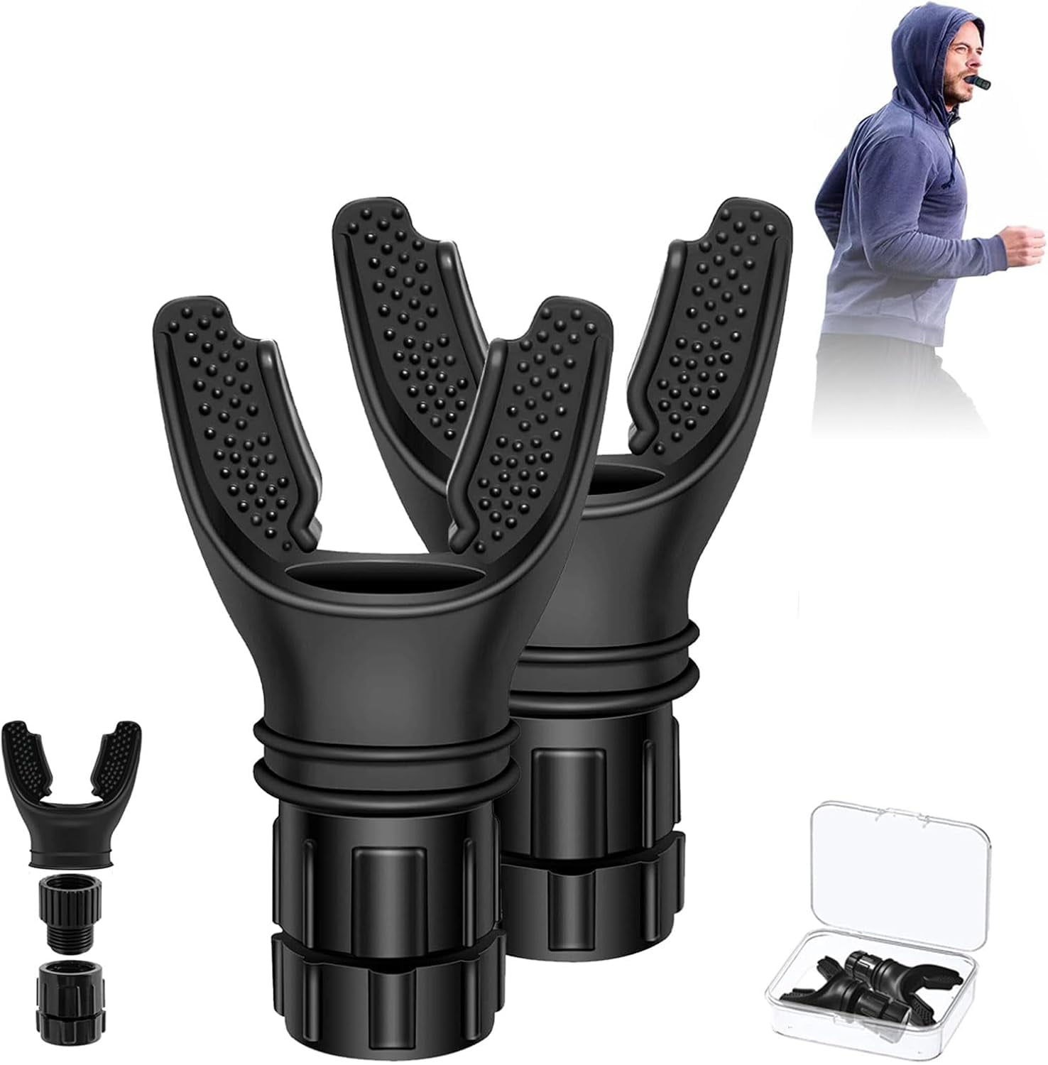 Oxyflow Breathing Trainer, Portable Breathe Trainer for Men with ...