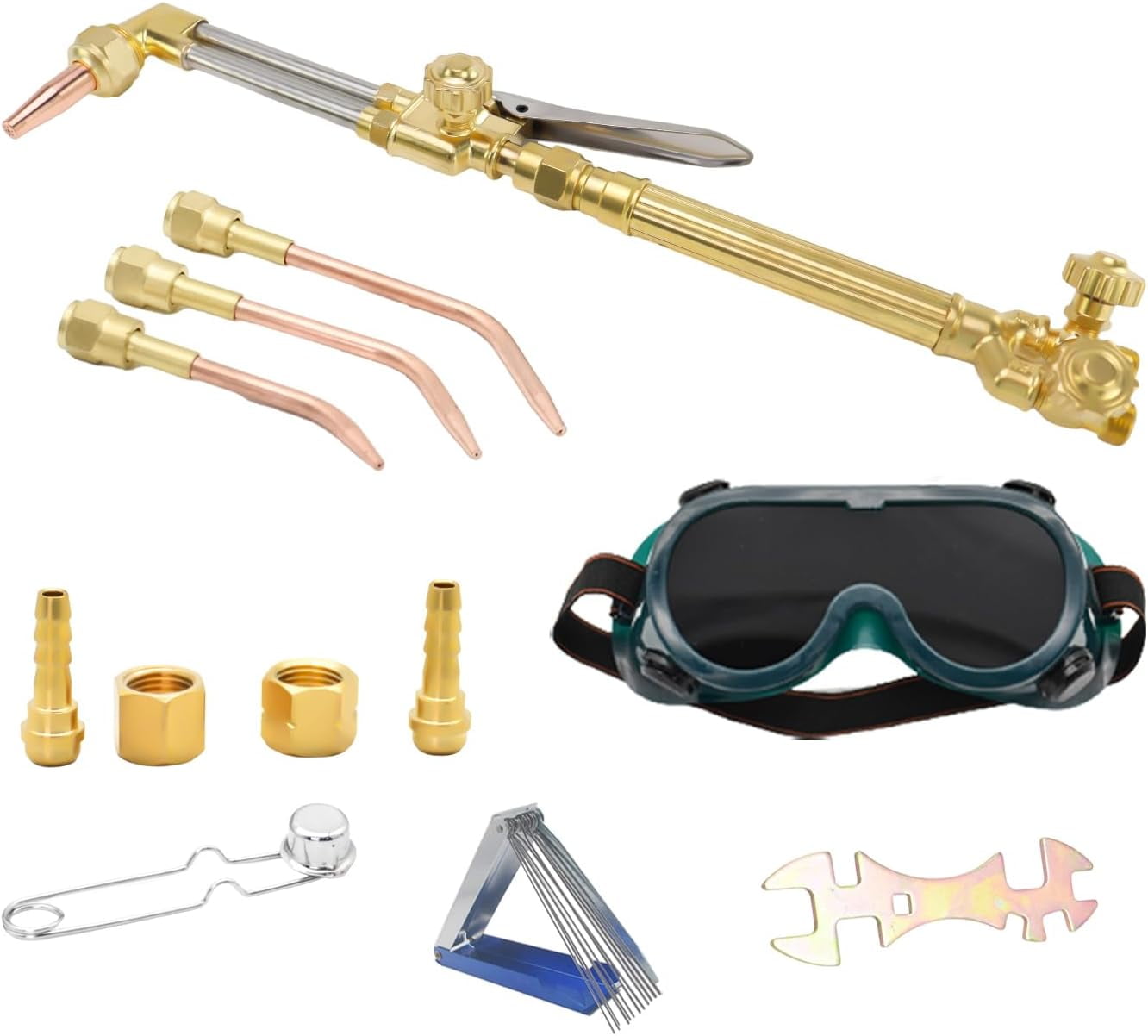 Oxygen & Acetylene Torch Kit – 12 Pcs Welding Cutting Torch Kit ...