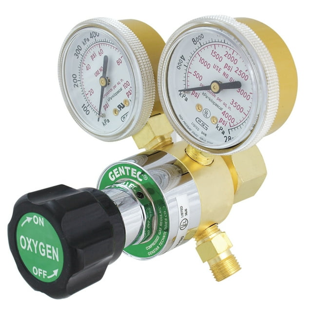 Single Stage Regulators, Oxygen, CGA 540 Rear, 4,000 psi inlet ...