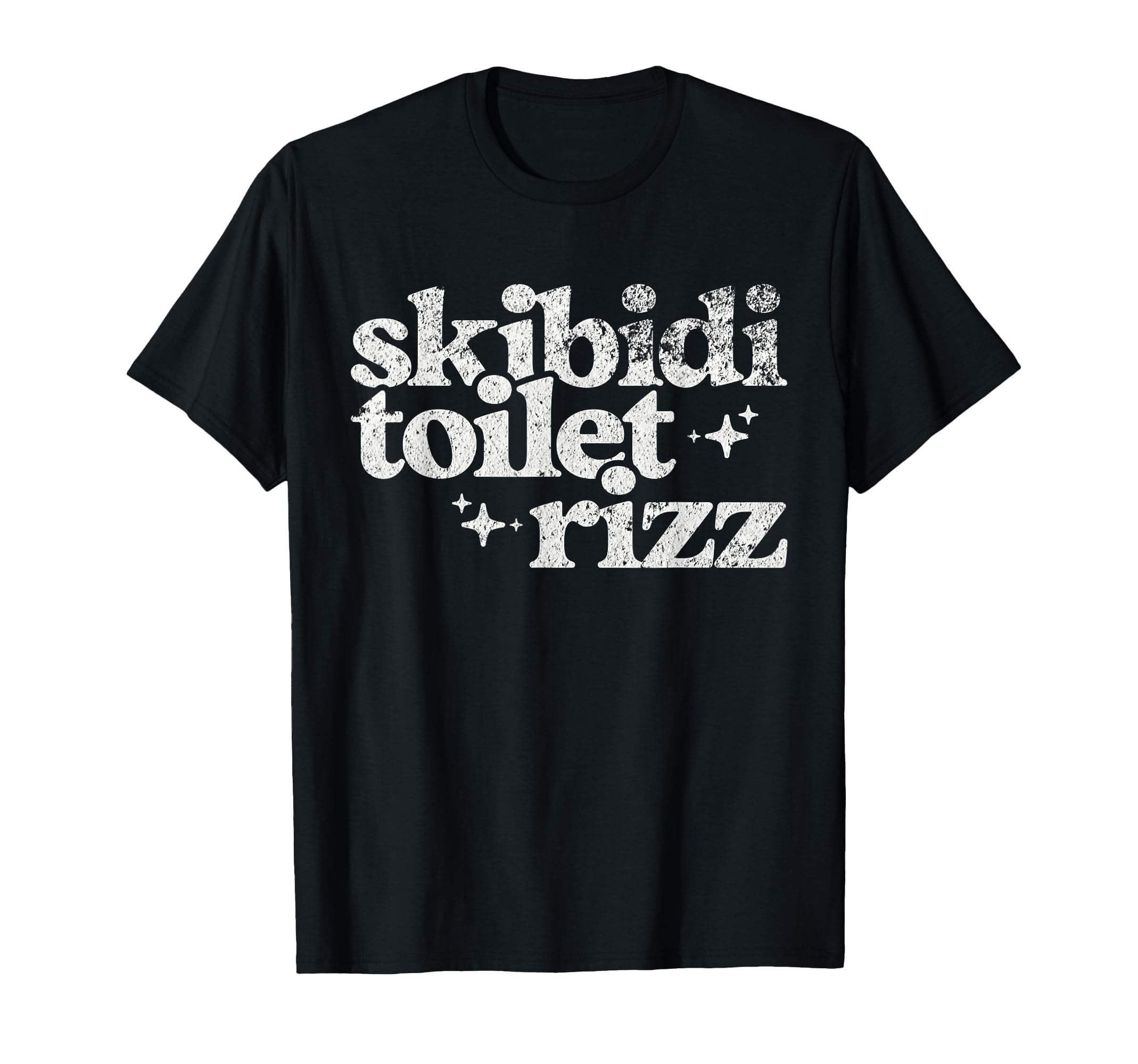 Oxygen Bandit Men'S Skibidi Toilet Rizz Meme T-Shirt, Black, Small ...