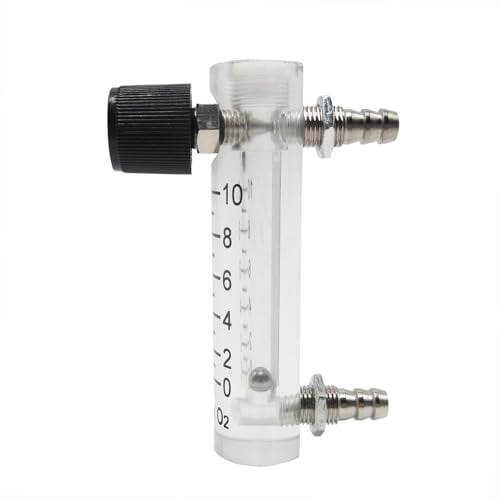 Oxygen Flow Meter 0-10LPM Flowmeter for Fluid Filtration System Oxygen ...