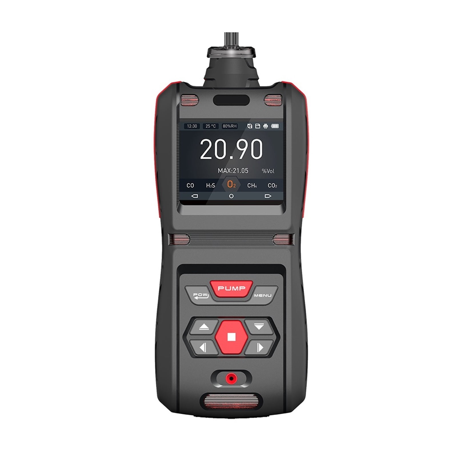 Oxygen Gas Detector, Concentration Detector 0-30%Vol O2, Dust ...