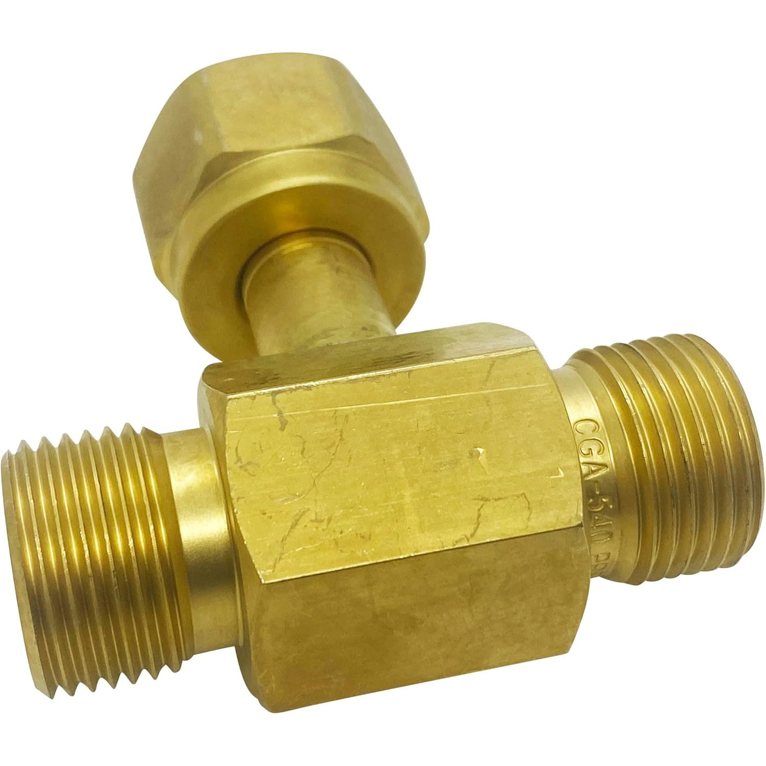 Oxygen Gas Y Adaptor, Connect 2 Regulators To 1 Bottle, Oxy Acetylene ...