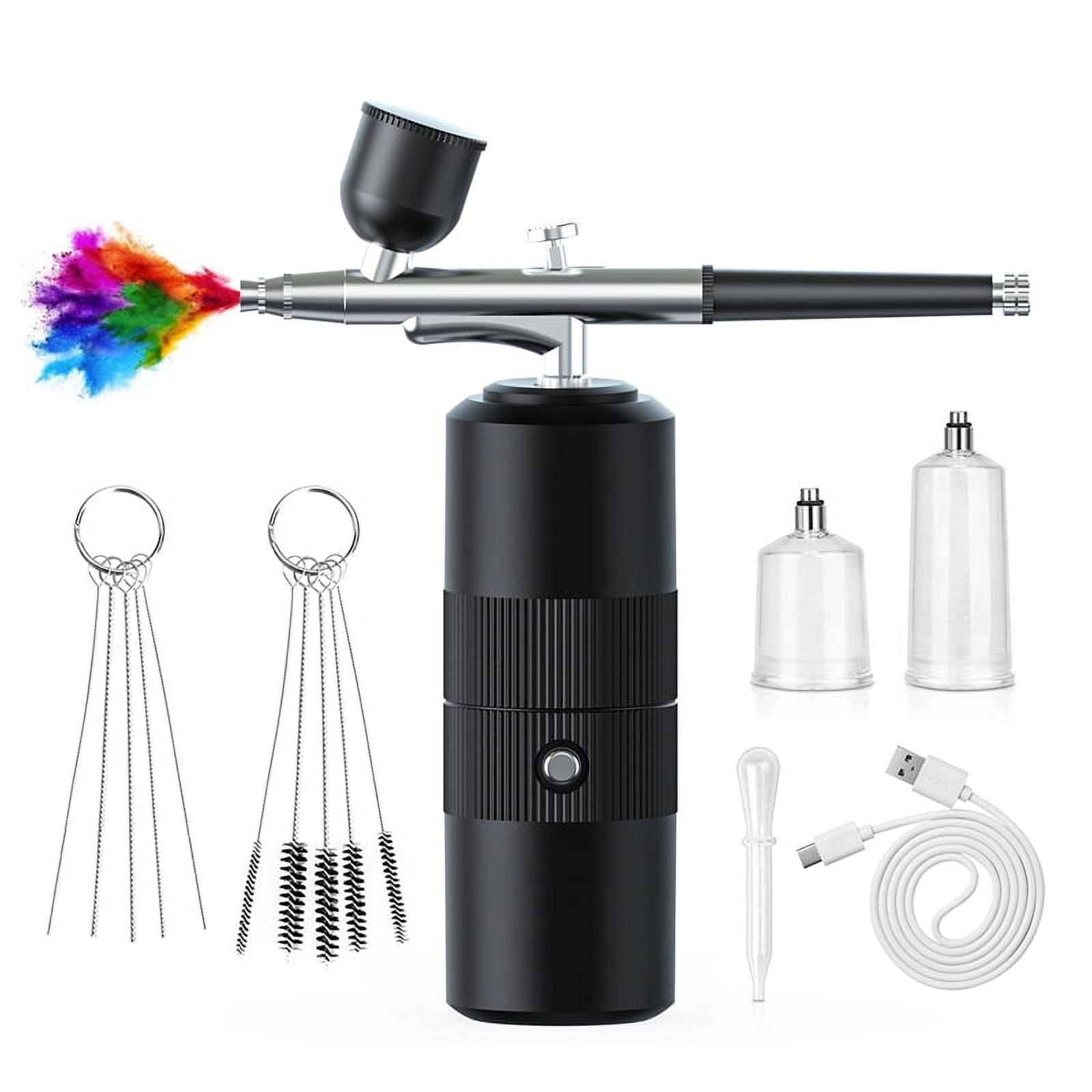 Airbrush Kit - Rechargeable Handheld Airbrush Compressor, Professional ...
