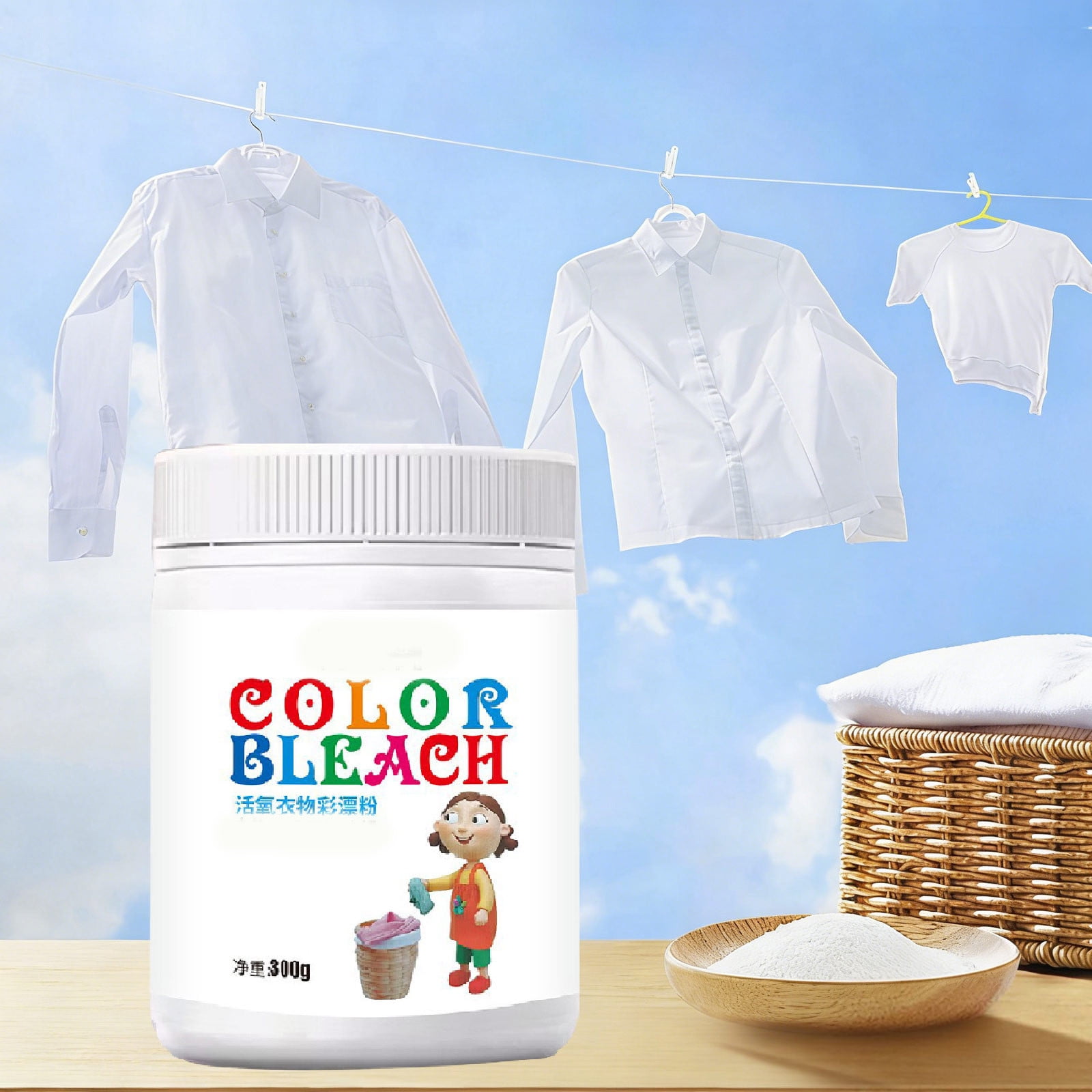 Oxygen Laundry Bleach Yannianjz Oxygen Bleach Powder for Laundry, Color ...
