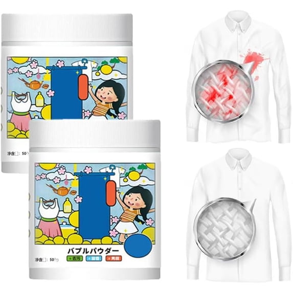 Oxygen Laundry Powder, Hyper Concentrated Strong Stain Remover Powder ...