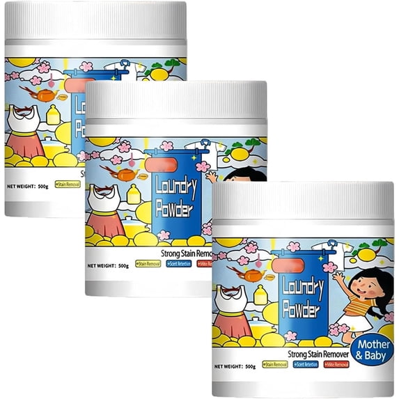 Oxygen Laundry Powder, Hyper Concentrated Strong Stain Remover for ...