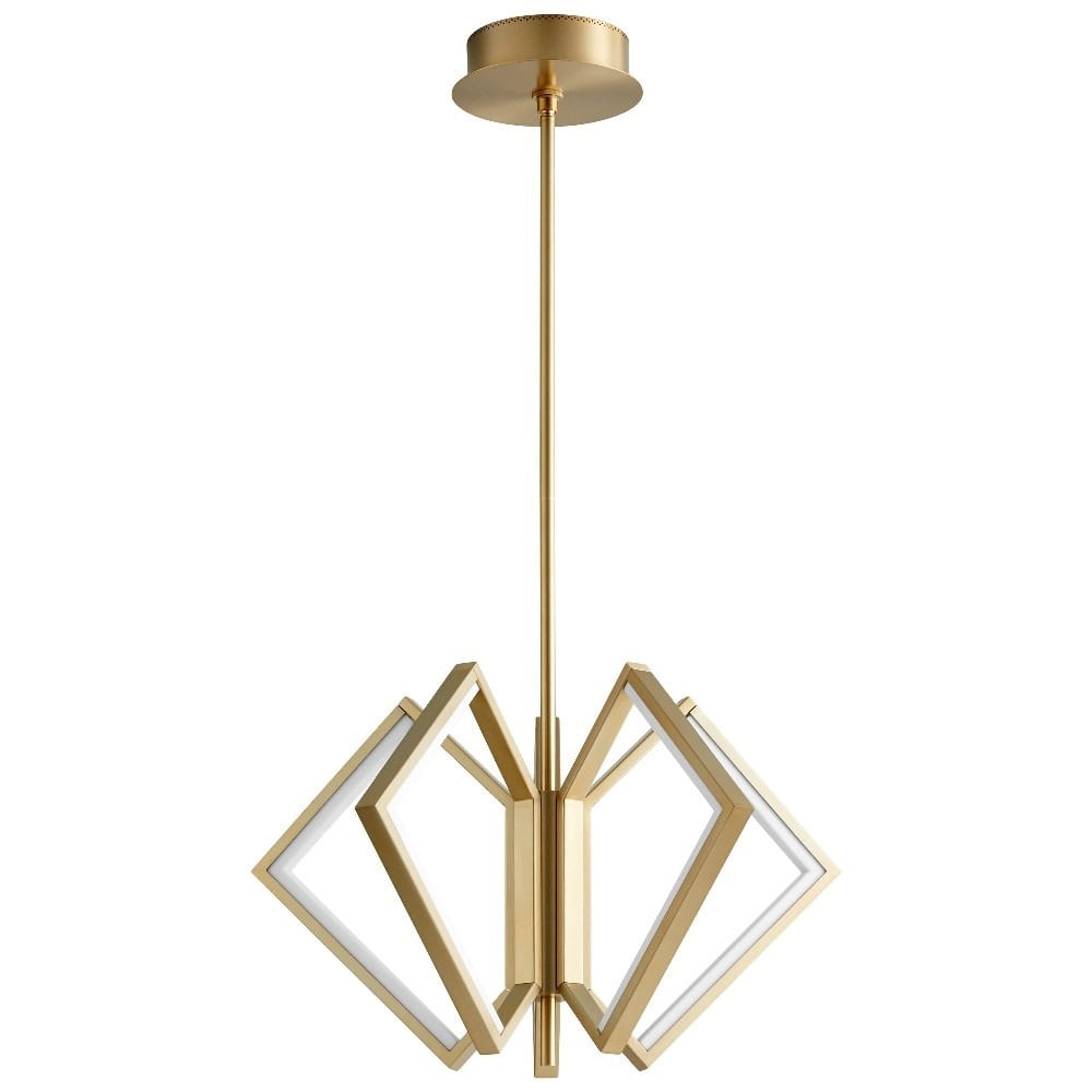 Oxygen Lighting 3-6142 Acadia 5 Light 25" Wide Led Chandelier - Brass - Walmart.com