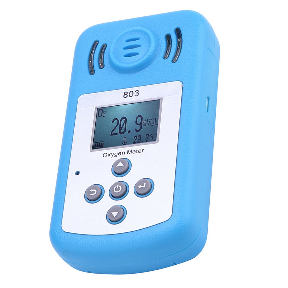 Oxygen Meter Portable Oxygen(O2) Concentration Detector with LCD ...