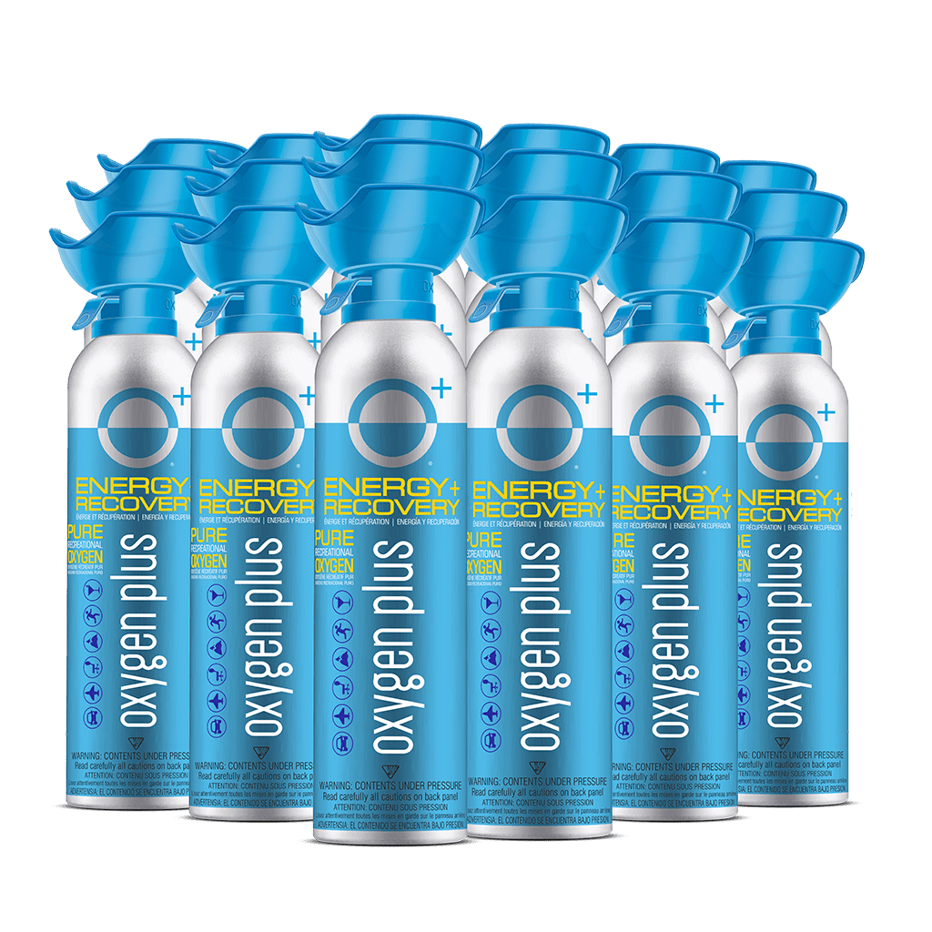 Oxygen Plus – O+ Biggi 18 Pack | Portable Oxygen Can | 99.5% Pure O2 | 50+ Uses per 11 Liter ...