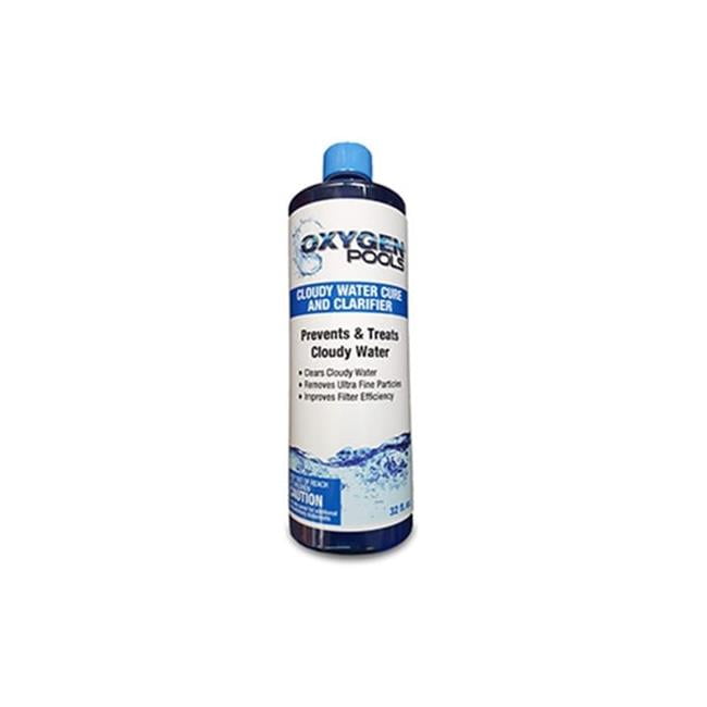 Oxygen Pools Cloudy Water Cure & Clarifier for Occasional Use If Needed - Case of 12 - 48 Case ...