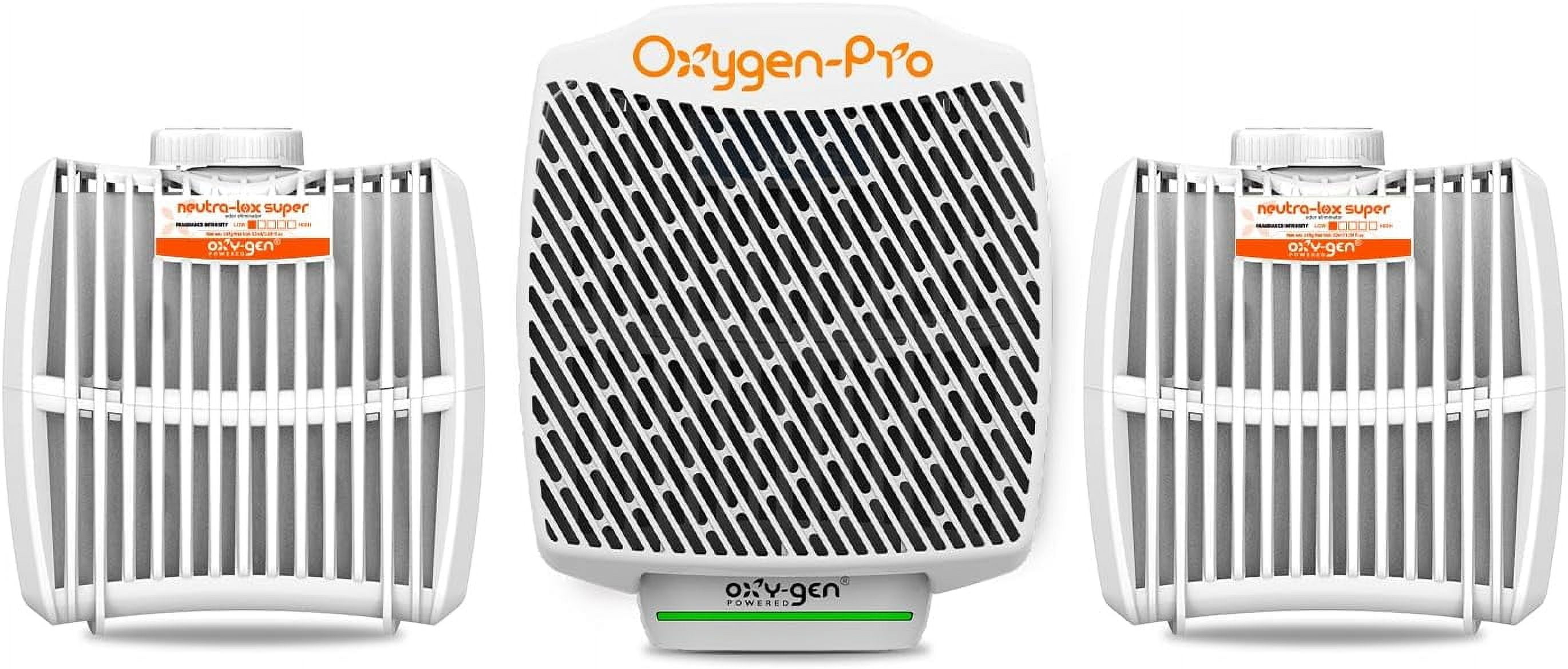 Oxygen-Pro Commercial Air Freshener, Wall Mounted Battery Operated Odor ...