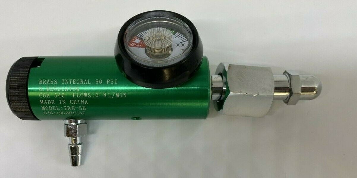 Oxygen Regulator, 0-8LPM, 540 CGA - Walmart.com