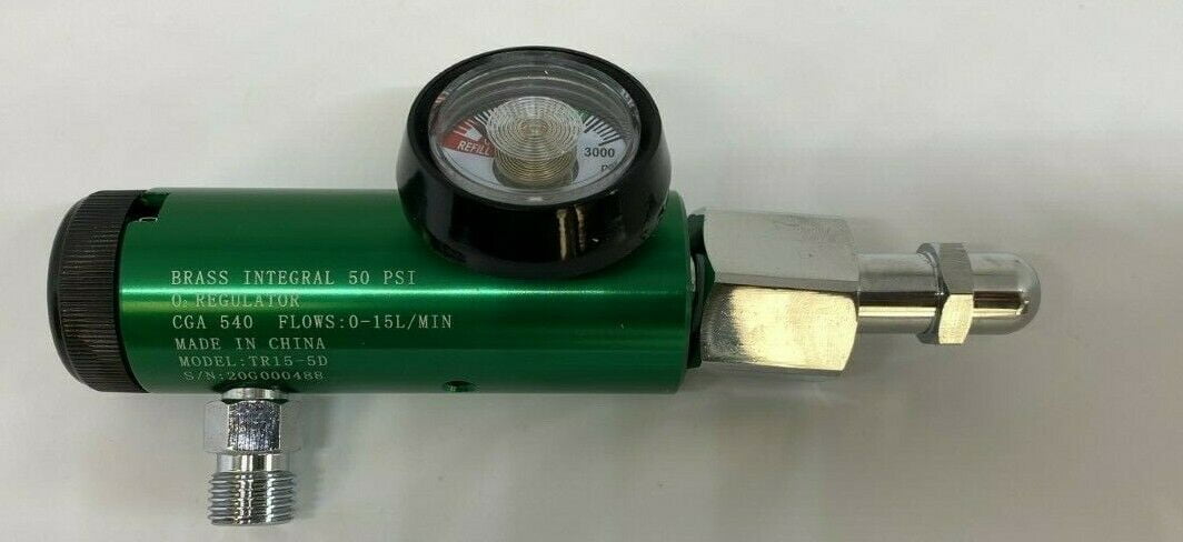 Oxygen Regulator, DISS Outlet 0-15LPM, 540 CGA - Walmart.com