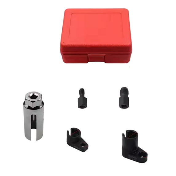 Oxygen Sensor Socket Set, Premium Removal Tool with Thread Chasers ...