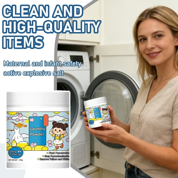Oxygen Stain Remover Powder for Laundry - Eliminates Stubborn Milk ...