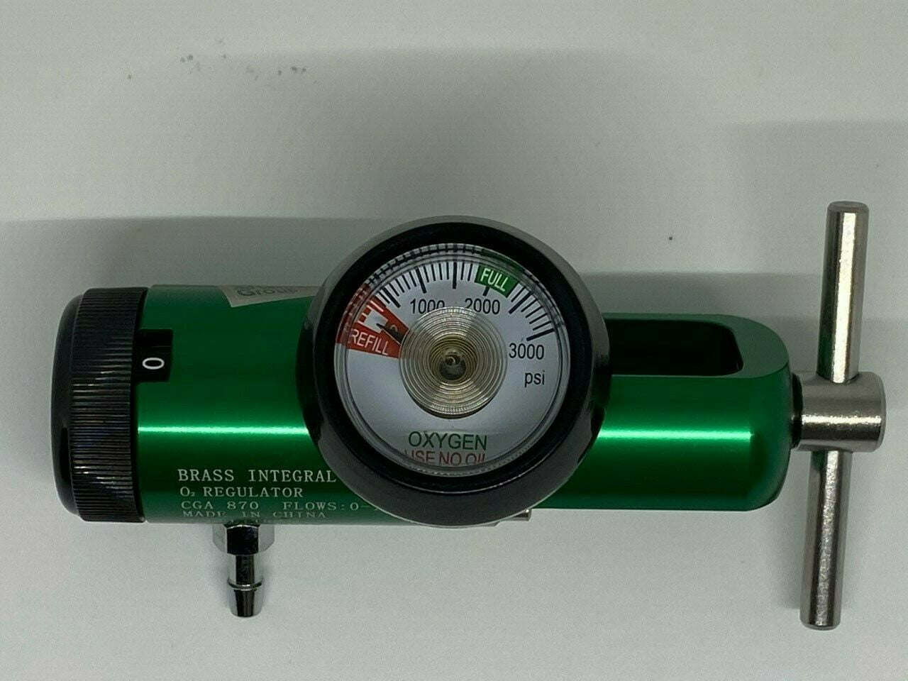 Drive Mini Oxygen Tank Regulator 0-15 LPM 870 CGA, Portable Lightweight ...