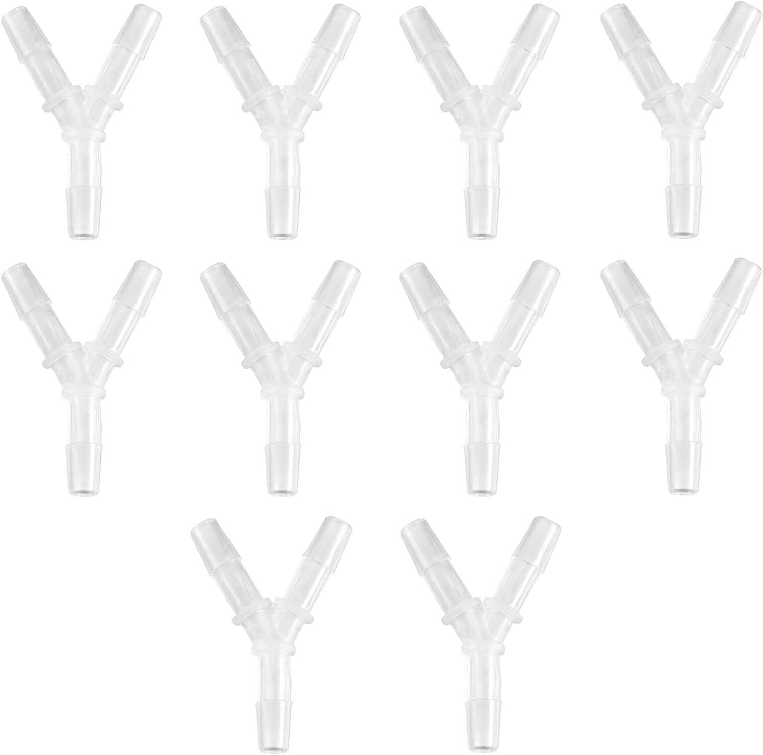 Oxygen Tubing Connectors Y Splitter - 10-Pack - Oxygen Therapy, Cannula ...