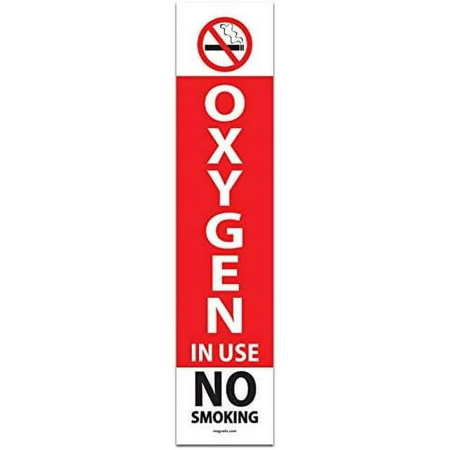 Oxygen in Use Magnetic Sign - 20 Pack… - Walmart.com