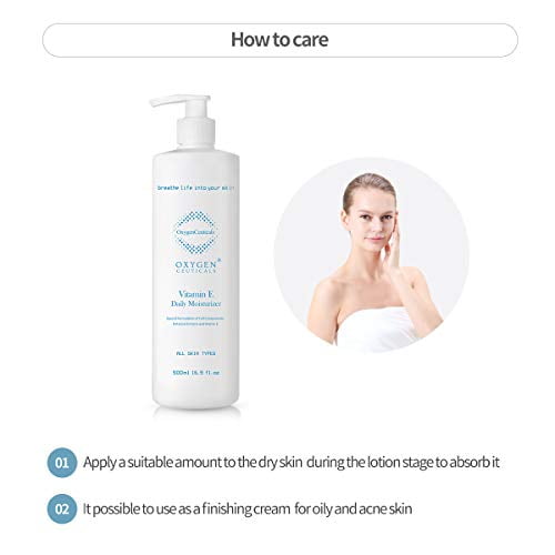 OxygenCeuticals Vitamin E Daily Moisturizer, Korean Face Cream, Daily ...