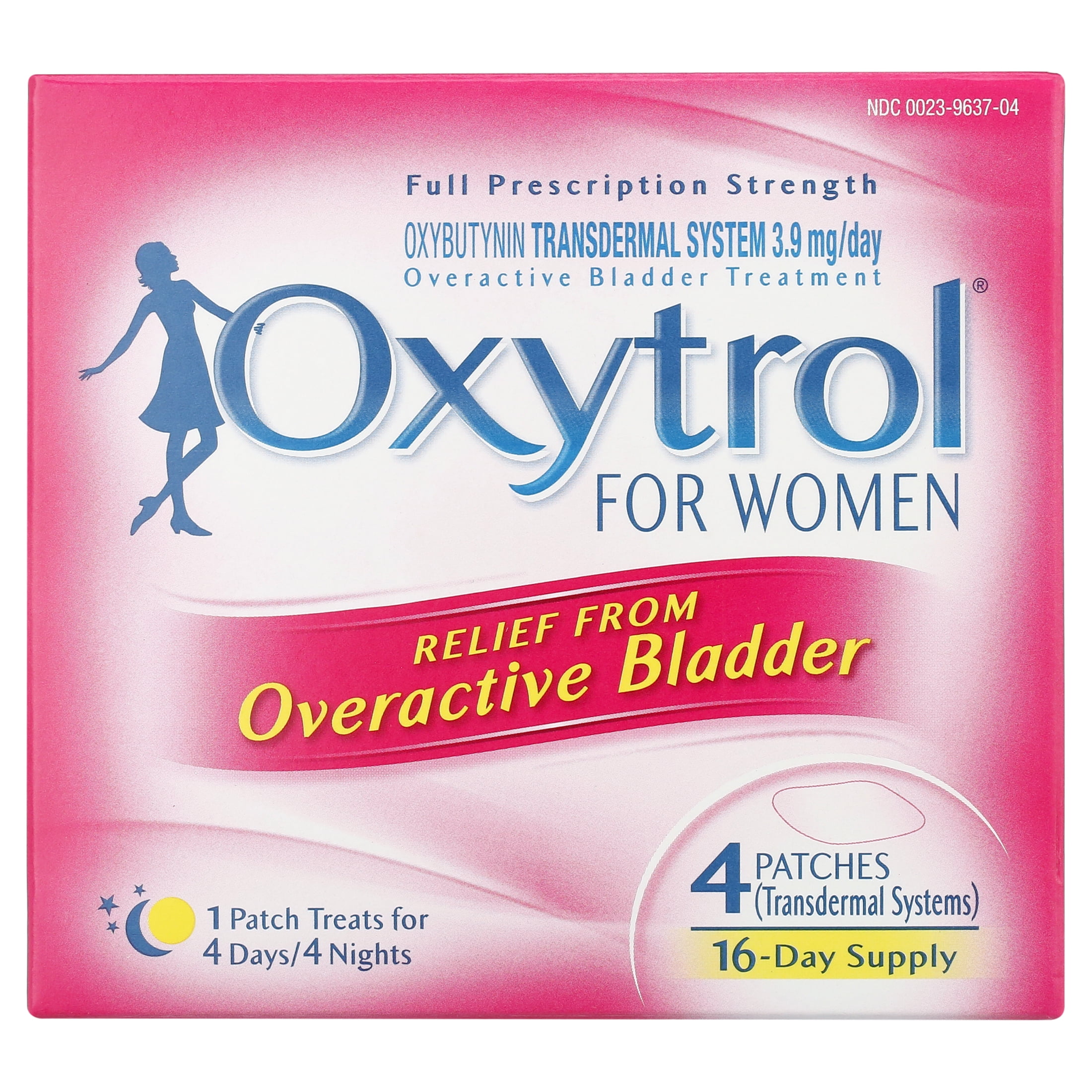 Oxytrol Otc/4ct HSA/FSA Eligible - Walmart.com