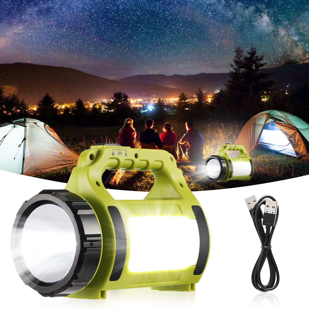 Oyajia LED Camping Lantern Rechargeable, 1000 Lumens High Brightness ...