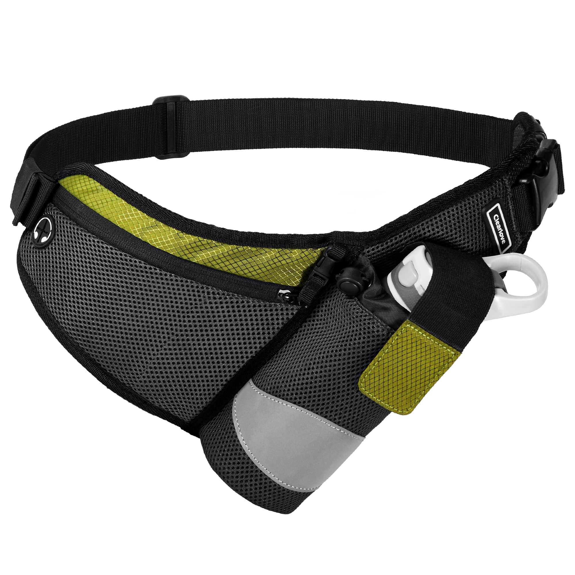 Oyang Hiking Waist Pack with 27oz Water Bottle Holder, No Bounce ...