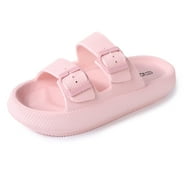 SNJ Women's Lightweight Comfort Soft Slides EVA Adjustable Double ...