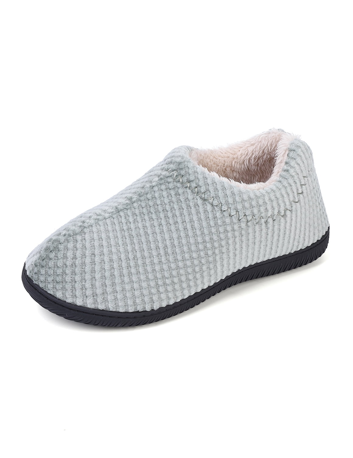 Oyang Women's Slipper, Faux Fur Lined Winter Slippers with Memory Foam ...