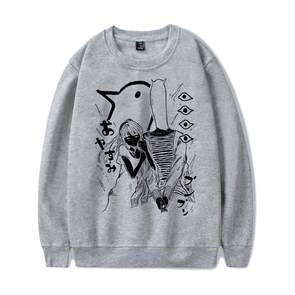 Oyasumi Punpun Crewneck Sweatshirt Women Men Long Sleeve Pullover ...