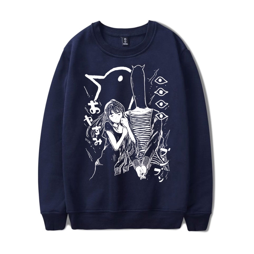 Oyasumi Punpun Crewneck Sweatshirt Women Men Long Sleeve Pullover ...