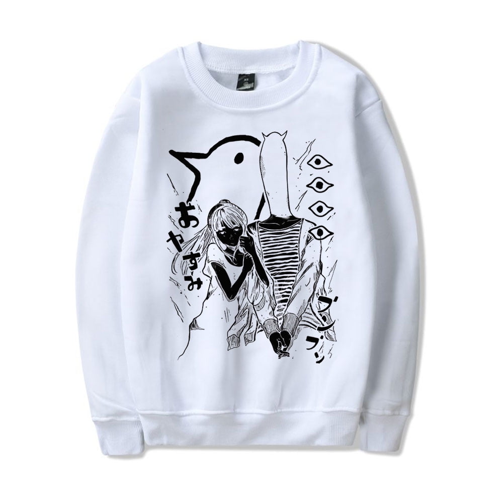 Oyasumi Punpun Crewneck Sweatshirt Women Men Long Sleeve Pullover ...