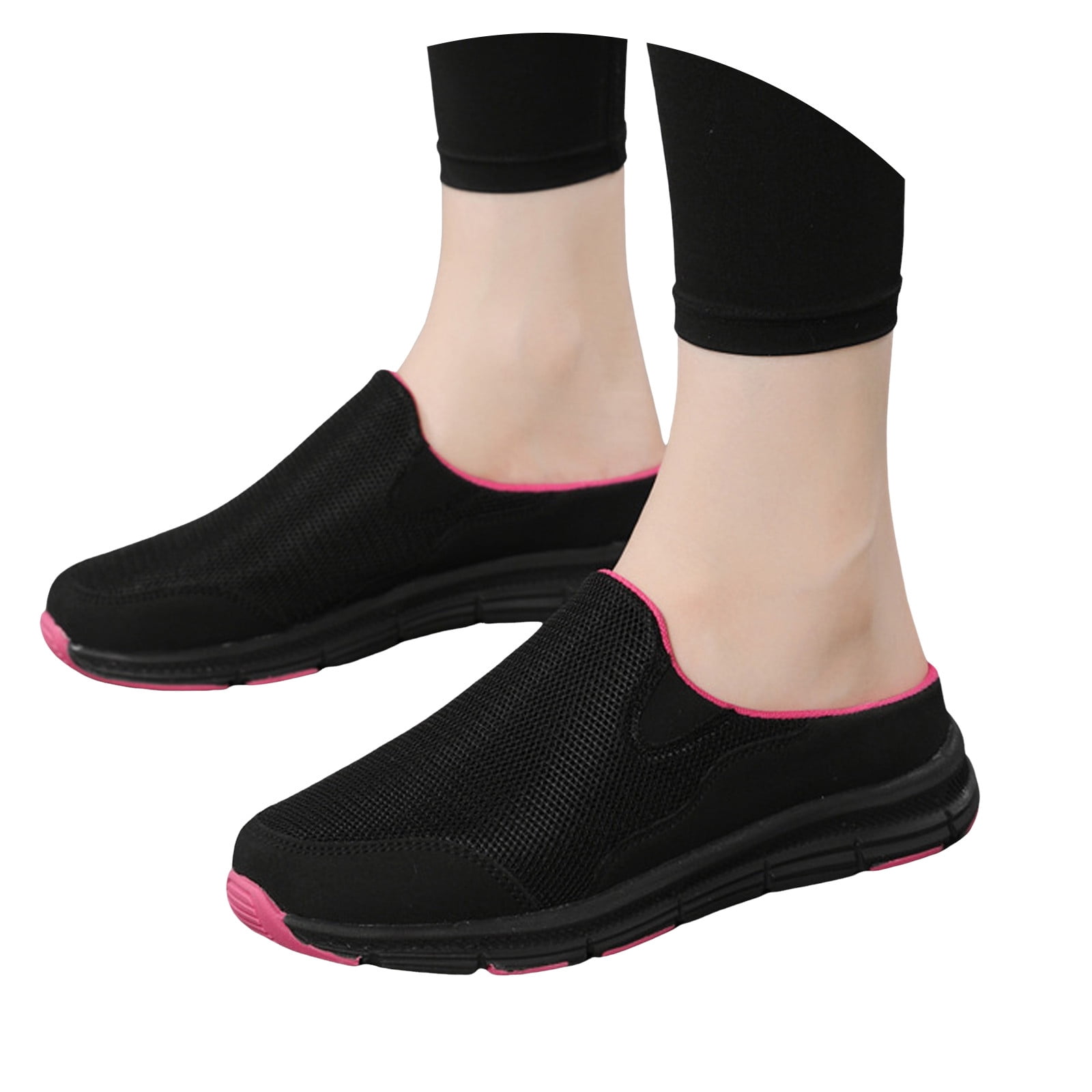 Oyedens Athletic Mules Sandals Shoes for Women Breathable Tennis ...