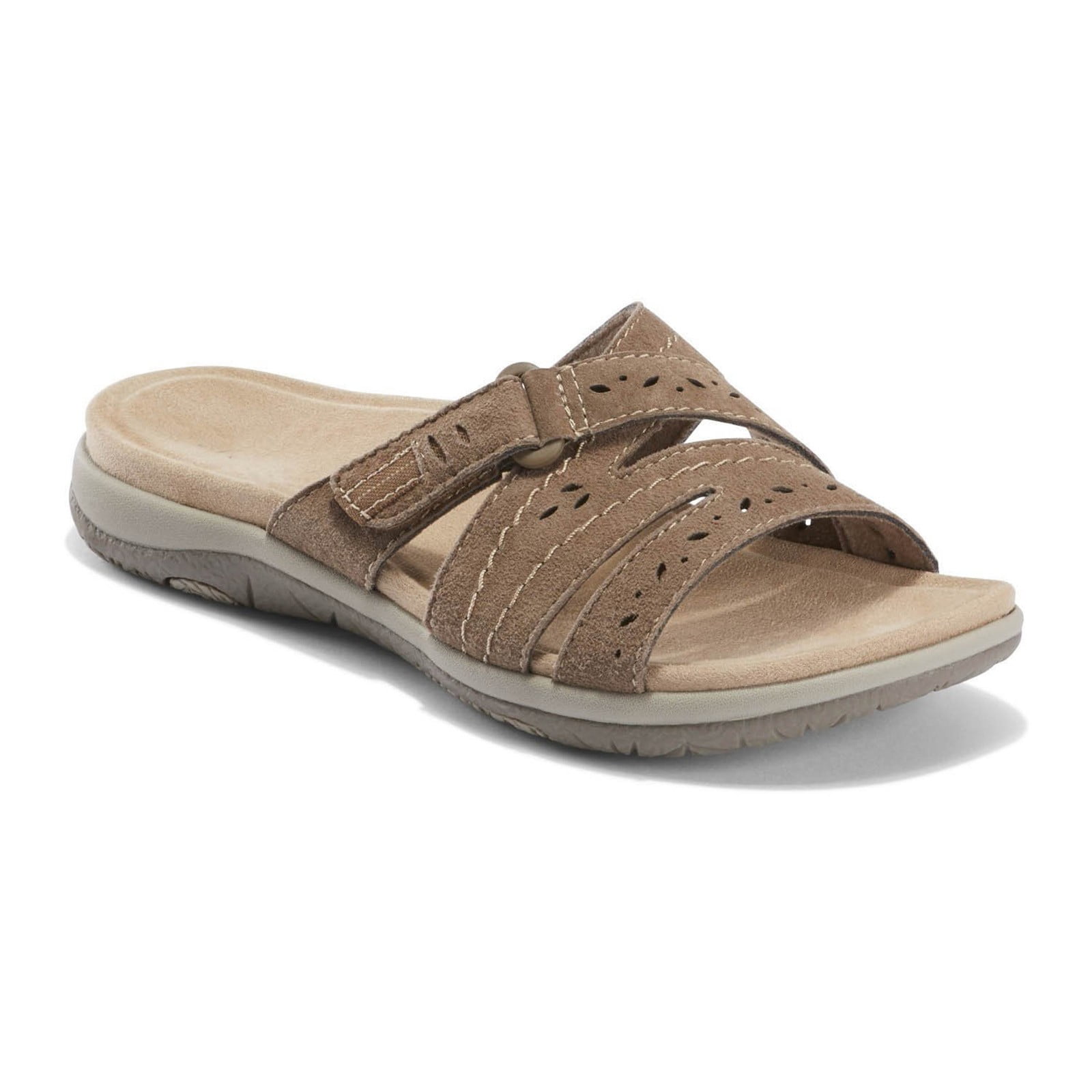 Oyedens Beach Sandals for Women Wide Width Comfort Orthopedic Slip on ...