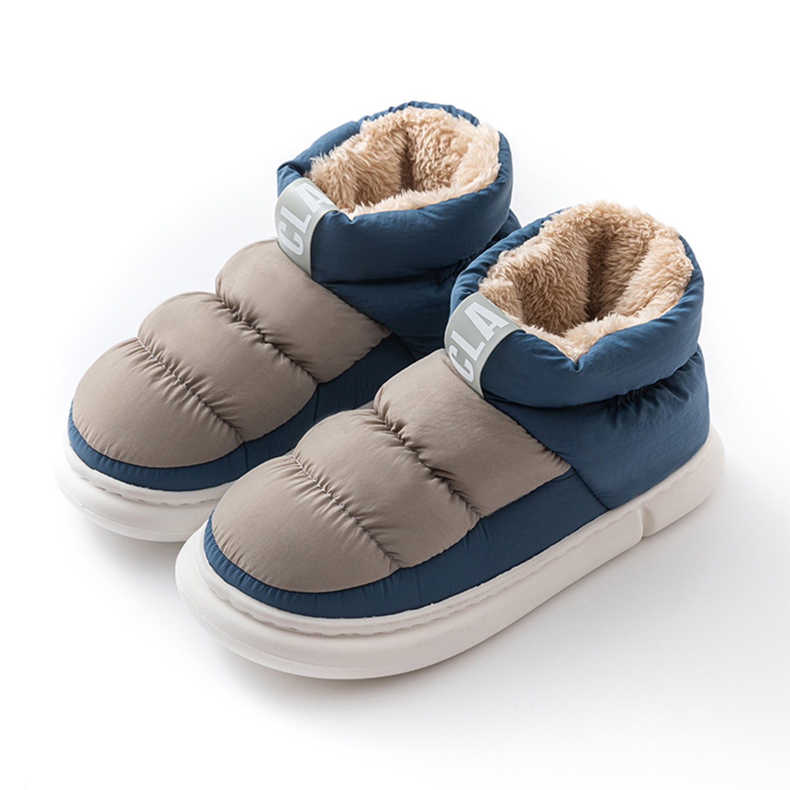 Oyedens Mens Memory Foam House Slippers for Indoor and Outdoor Winter ...