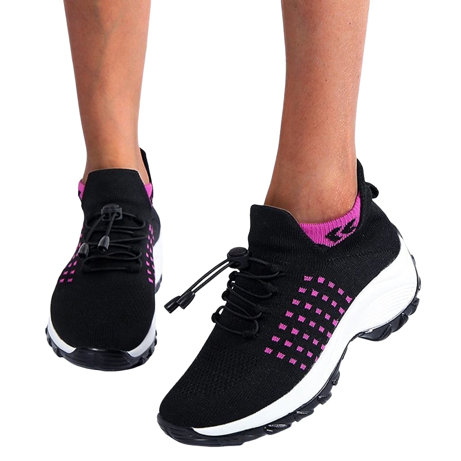 Oyedens Running Shoes for Women Men Comfortable Athletic Hiking Running ...