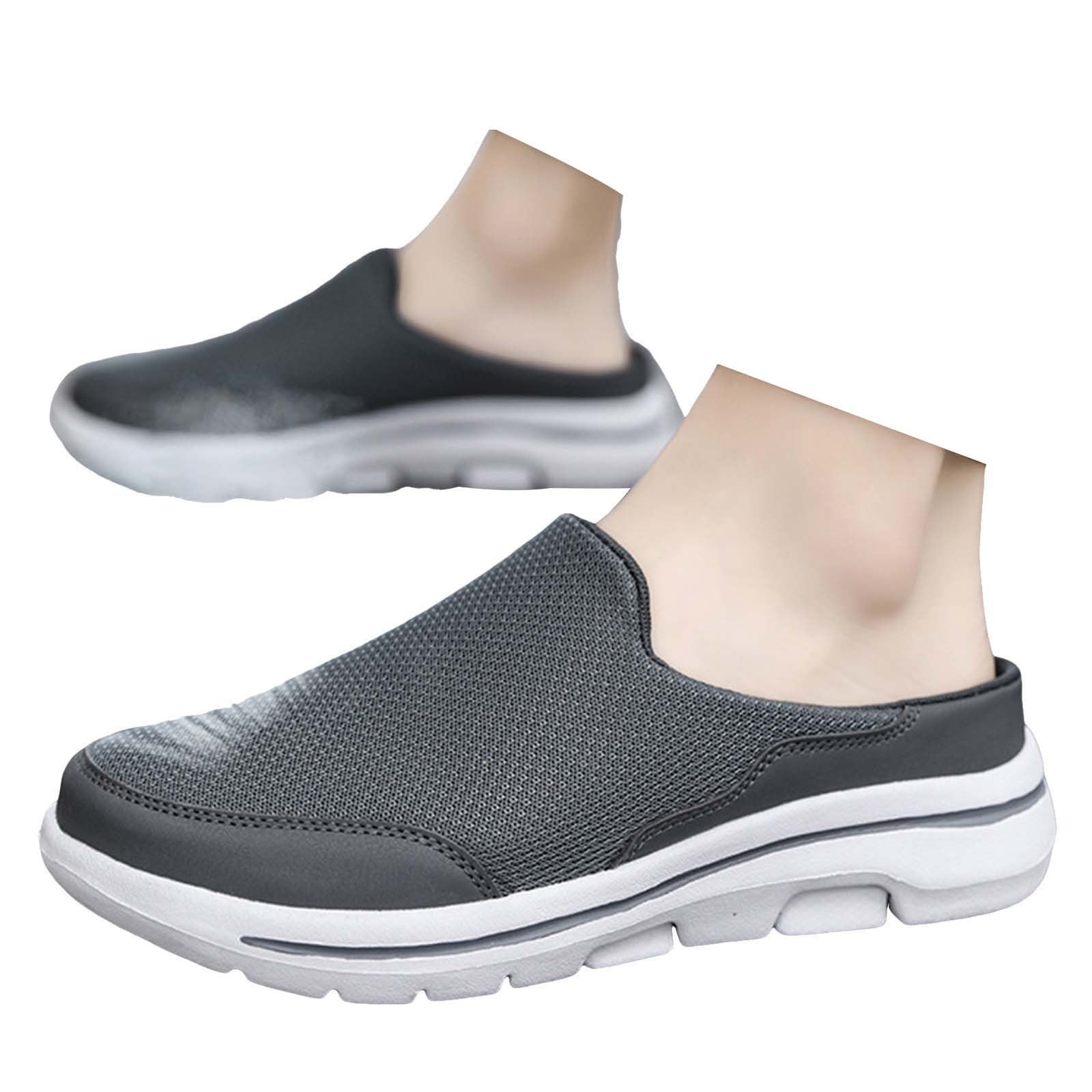 Oyedens Slip on Tennis Shoes for Women Men Mesh Wide Width Comfortable ...