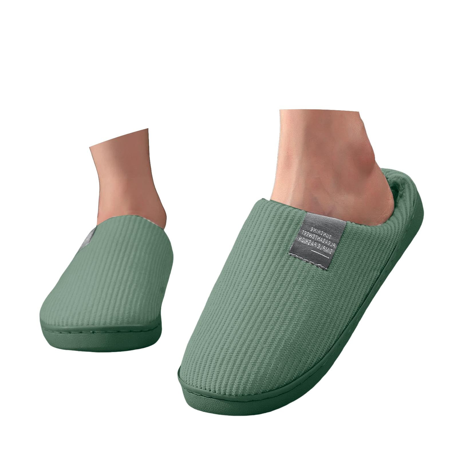 Oyedens Womens Slippers House Shoes Memory Foam Non Slip Bedroom ...