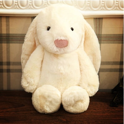 Oyhomop Interactive Bunny Buddy Dog Toy with Crinkle and Squeaky ...