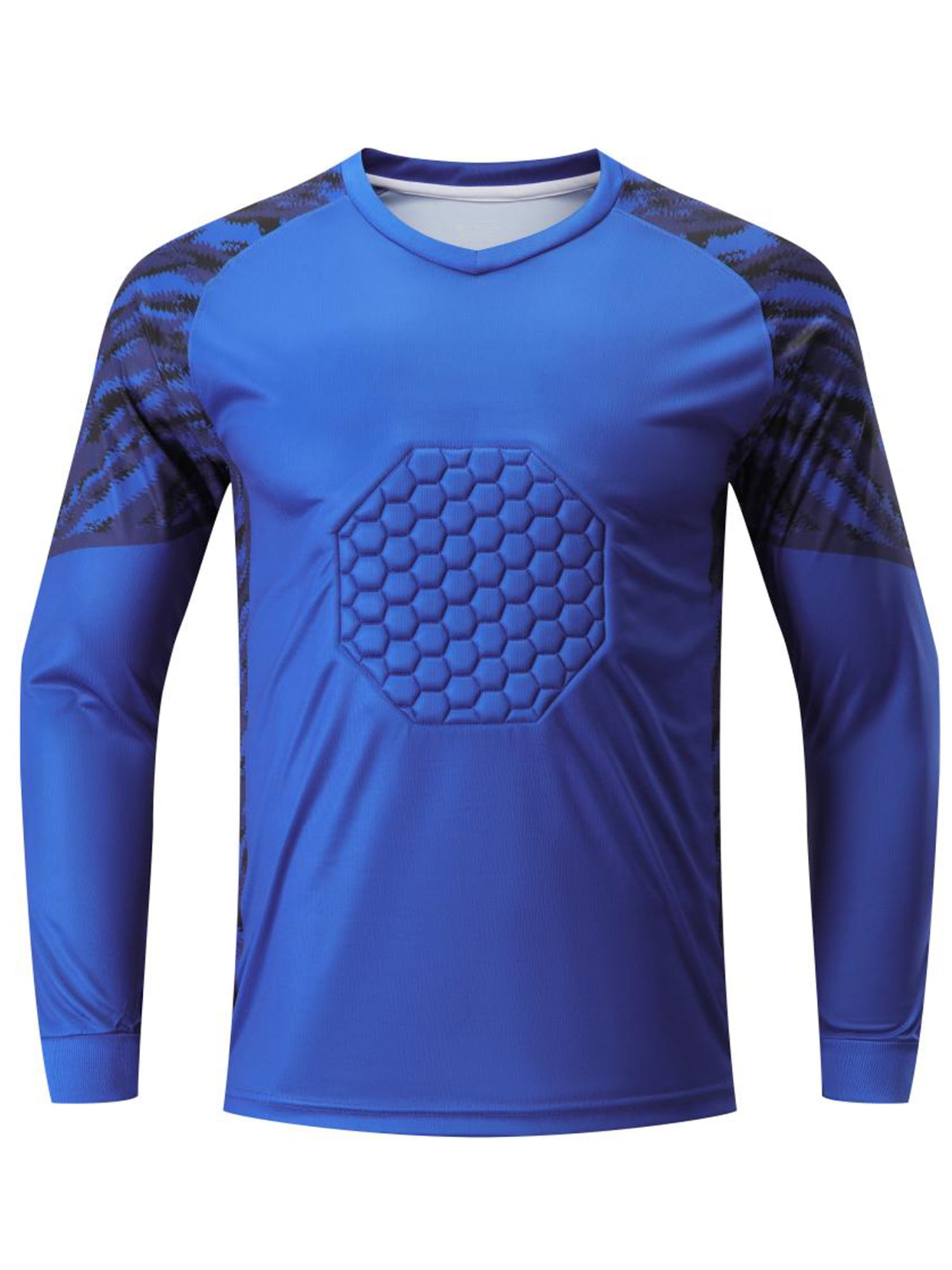 Oyolan Kids Boys Padded Soccer Goalie Jersey Long Sleeve Goalkeeper ...