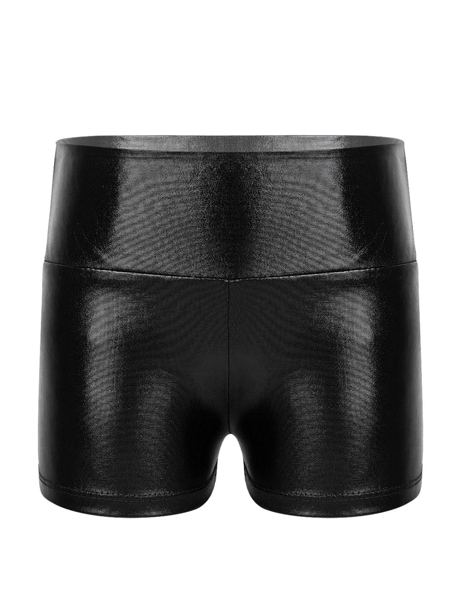 Oyolan Kids Girls Shiny Metallic Dance Shorts Gymnastics Training Booty ...