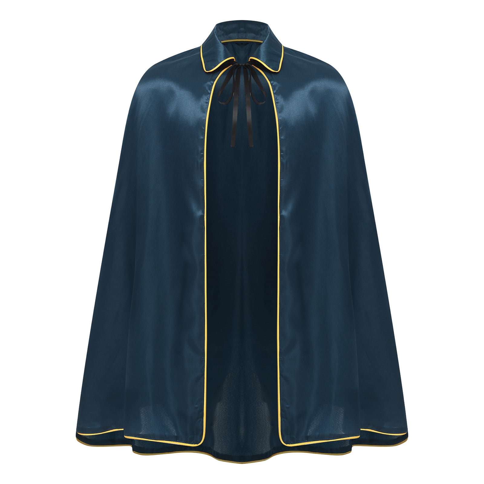 Oyolan Unisex Adult Medieval Punk Satin Cape Crusader Gear outfits Lace ...